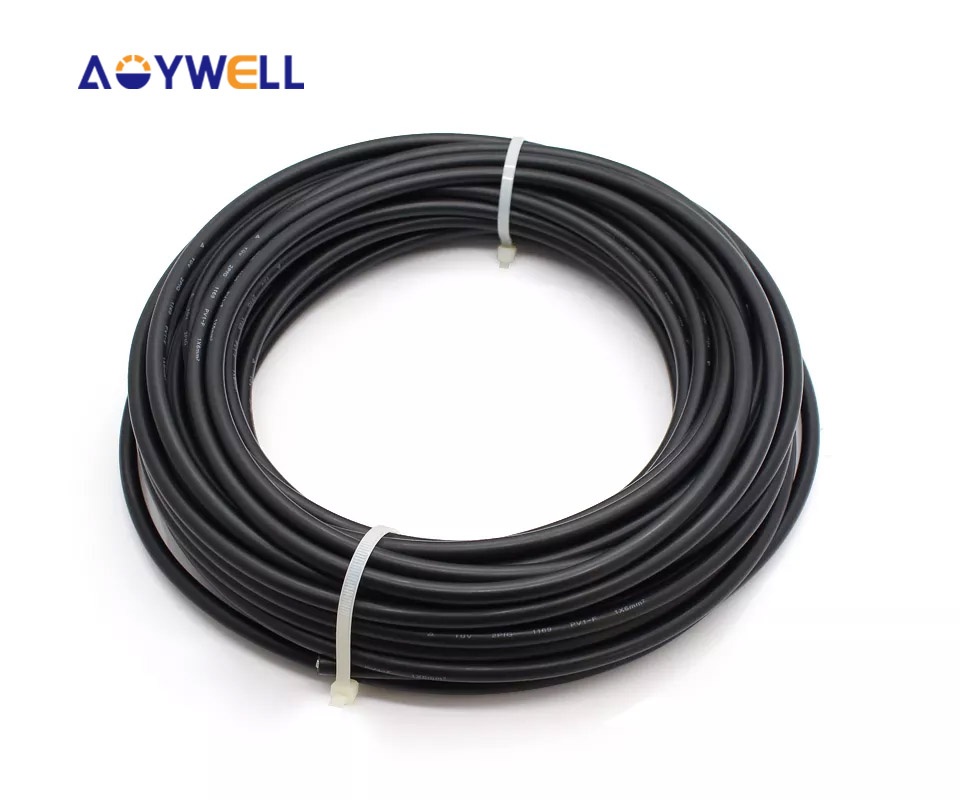 UL approved AOYWELL 10 AWG 12 AWG 14 AWG 2.5mm2 4mm2 6mm2 SOLAR PV CABLE DC CABLE